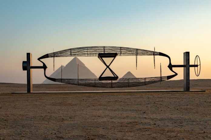 Egypt's first art exhibition at Giza pyramids - | TheTravelShots