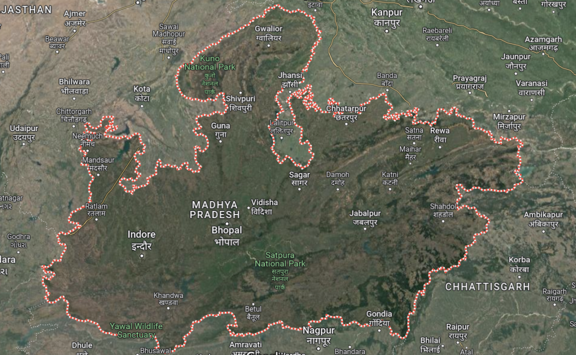 Map of Madhya Pradesh: Exploring the Heart of India - | TheTravelShots