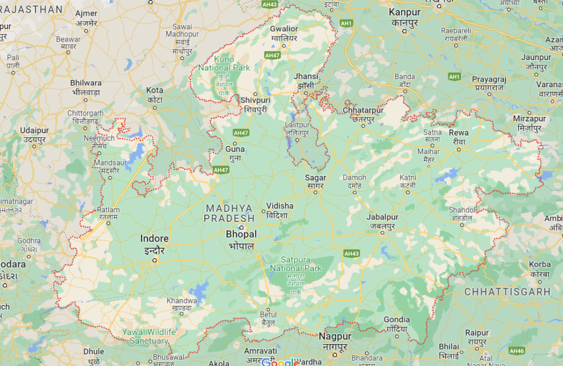 Map of Madhya Pradesh: Exploring the Heart of India - | TheTravelShots