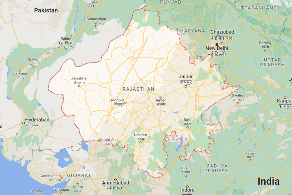 Map of Rajasthan: Exploring the Rich Tapestry - | TheTravelShots